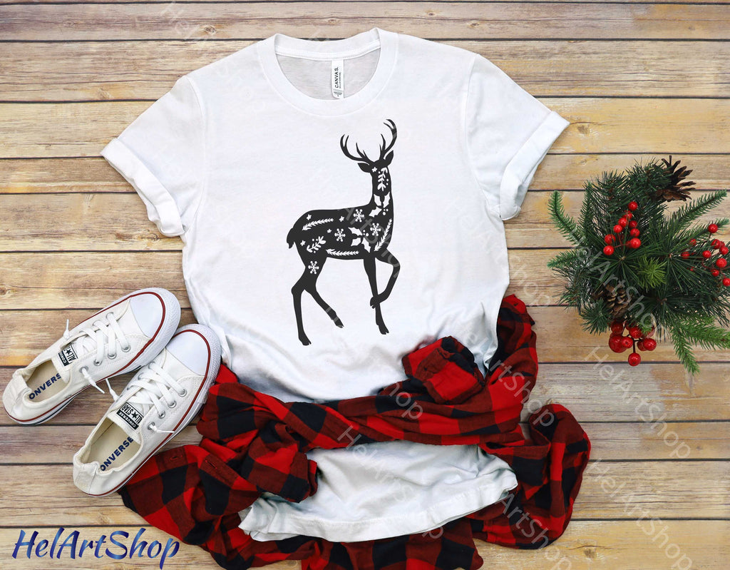 Christmas deer svg, reindeer svg - So Fontsy