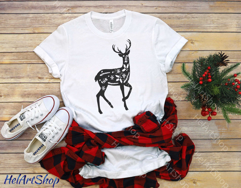 Christmas deer svg, reindeer svg - So Fontsy