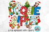Christmas Doodle Letters PNG, Sloth HolidayAlpha Bundle - So Fontsy