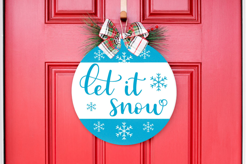 Christmas Door Signs Bundle | 8 Christmas Porch Sign Designs - So Fontsy