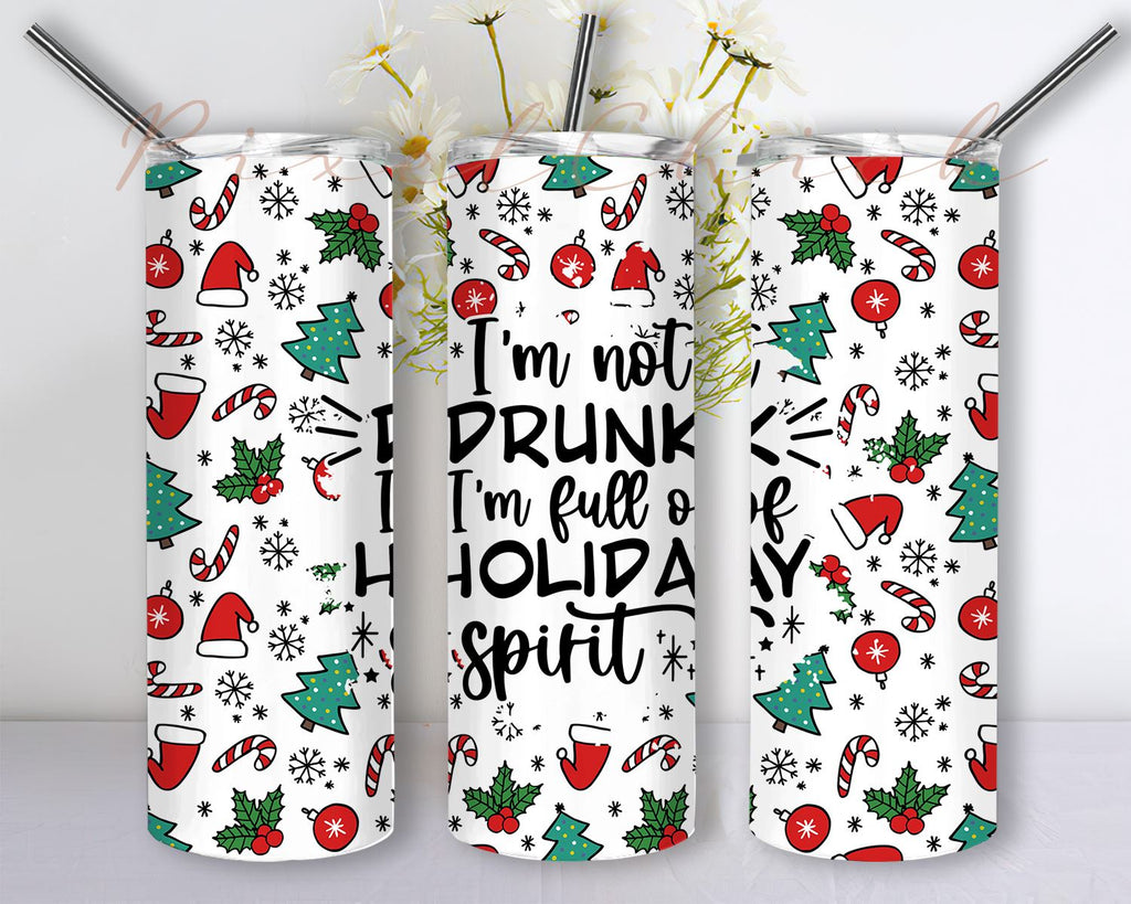 Christmas drinking 20oz straight sublimation, tumbler wrap, Digital ...