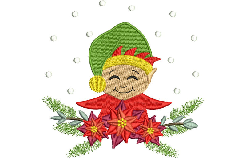 Christmas Elf Embroidery Designs, Christmas Decor Embroidery Designs ...