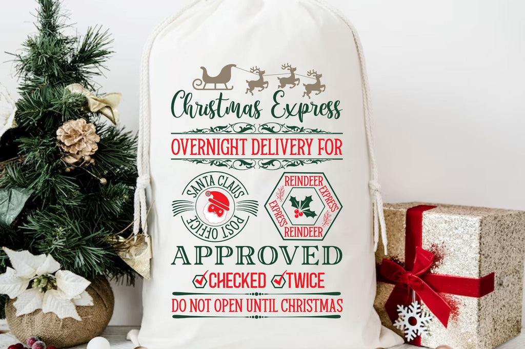Christmas express overnight delivery SVG Design - So Fontsy