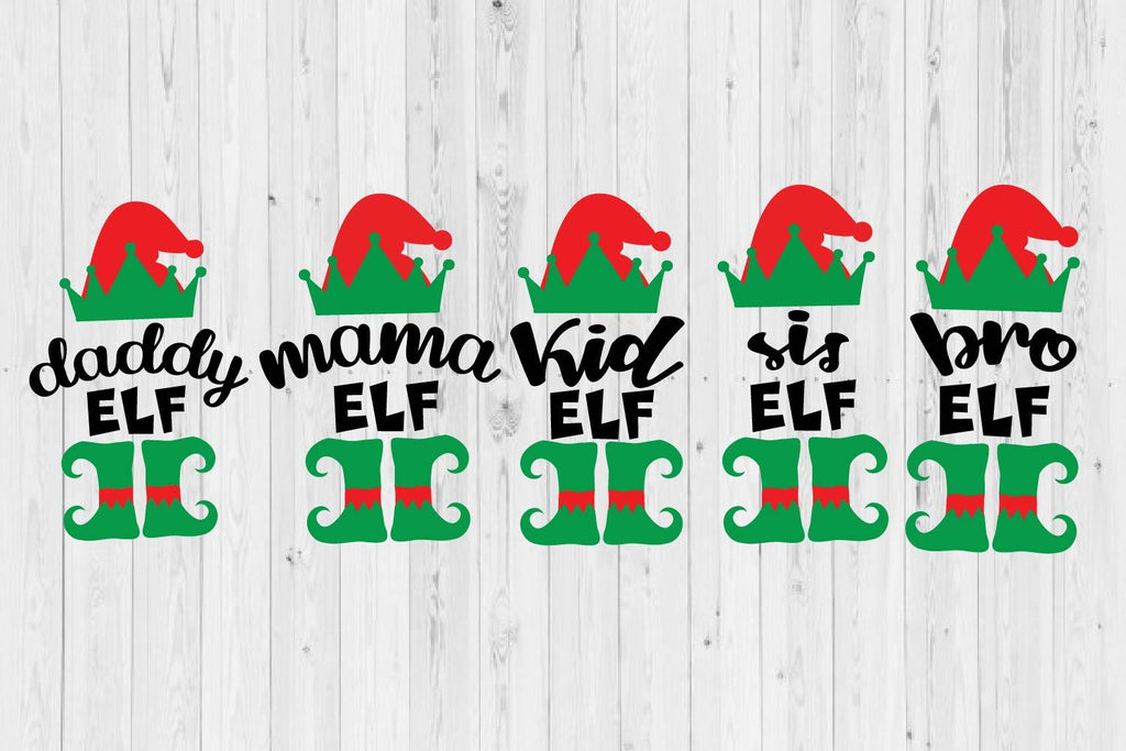Christmas Family Matching tee svgs, Christmas svg bundle - So Fontsy