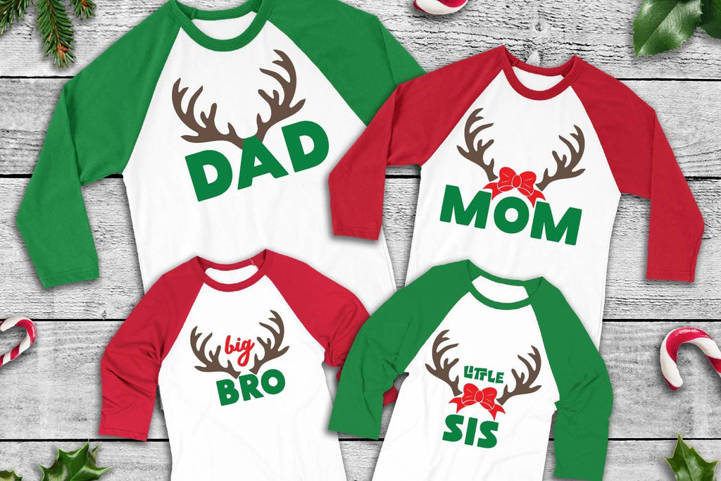 Christmas Family Matching tee svgs, Christmas svg bundle - So Fontsy
