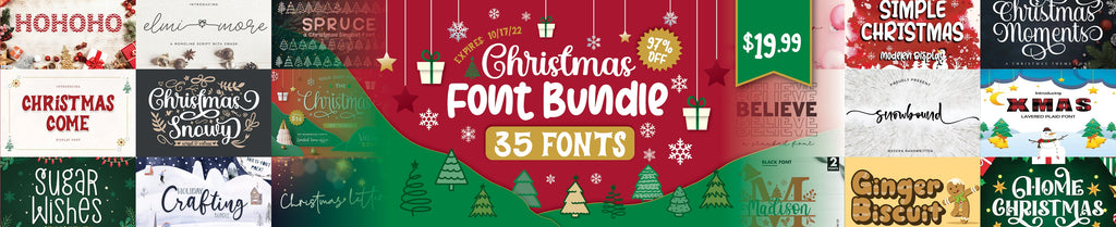 Christmas Font Bundle - So Fontsy