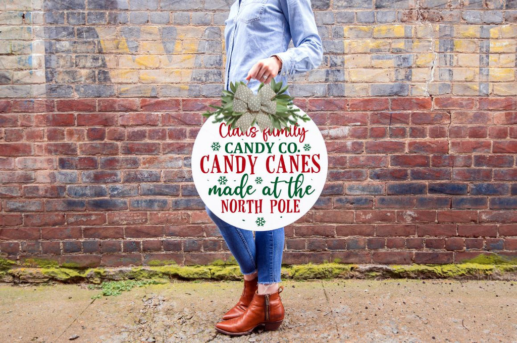 Christmas Fun Round Sign Svg Bundle - So Fontsy