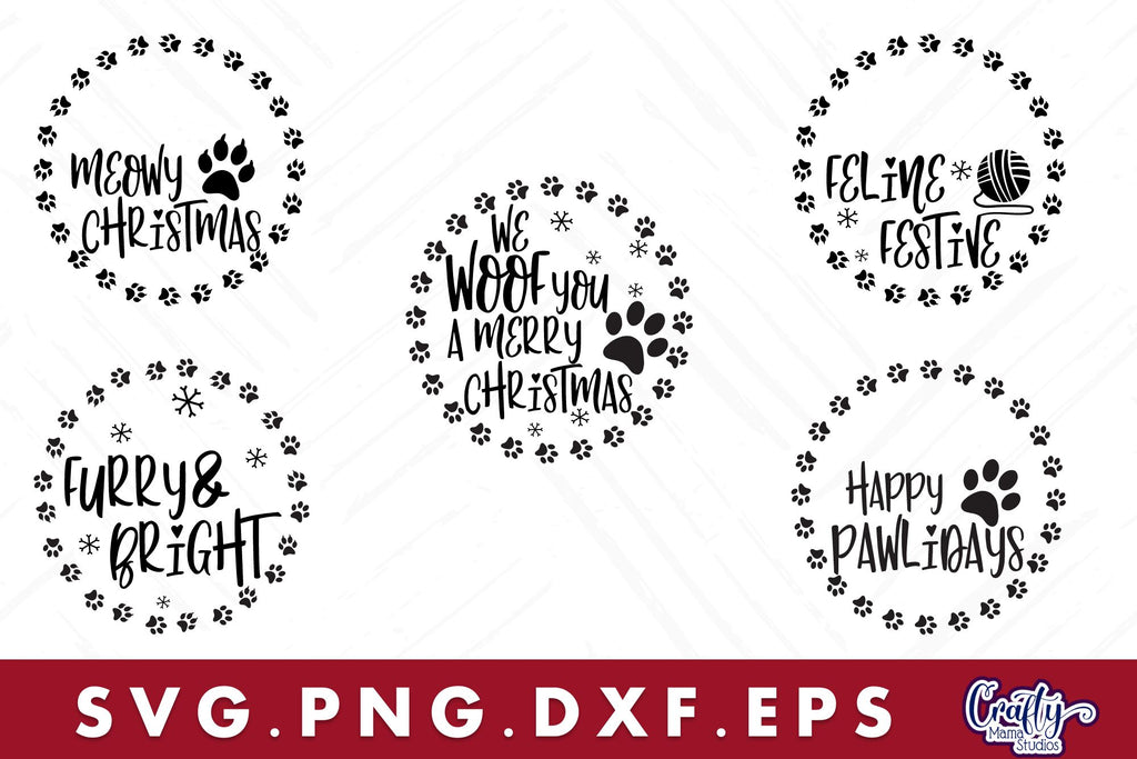 Christmas Fun Sign Svg Bundle, Farmhouse Christmas Wall Decor - So Fontsy