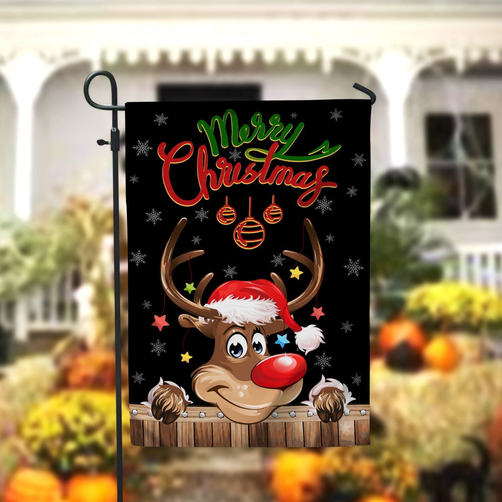 Christmas Garden Flag, winter holiday Garden Flag, Xmas Garden Flag ...