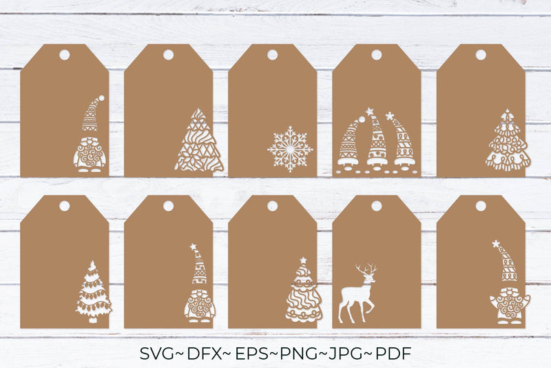Christmas gift tag svg | Christmas tag bundle - So Fontsy