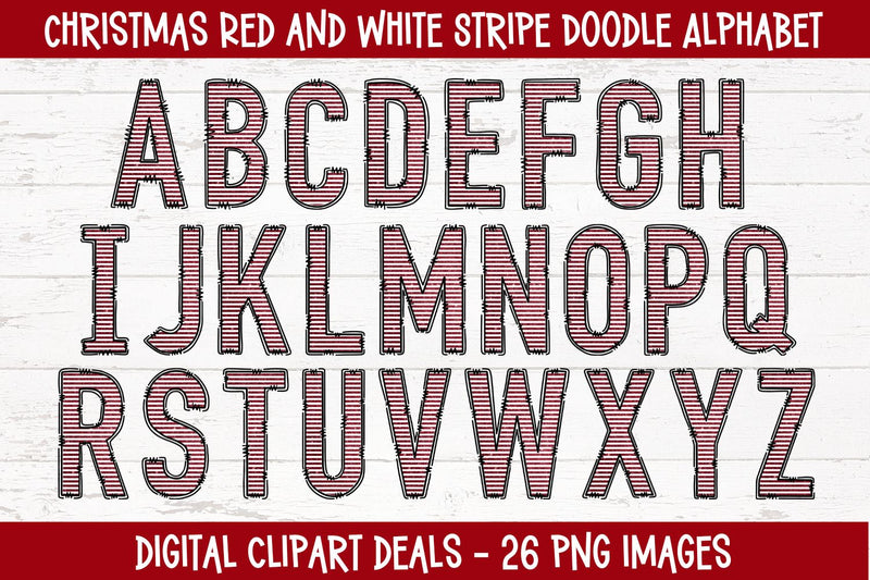 Christmas Glitter Alpha Doodle BIG Bundle - 5 Christmas Doodle Alphabet ...