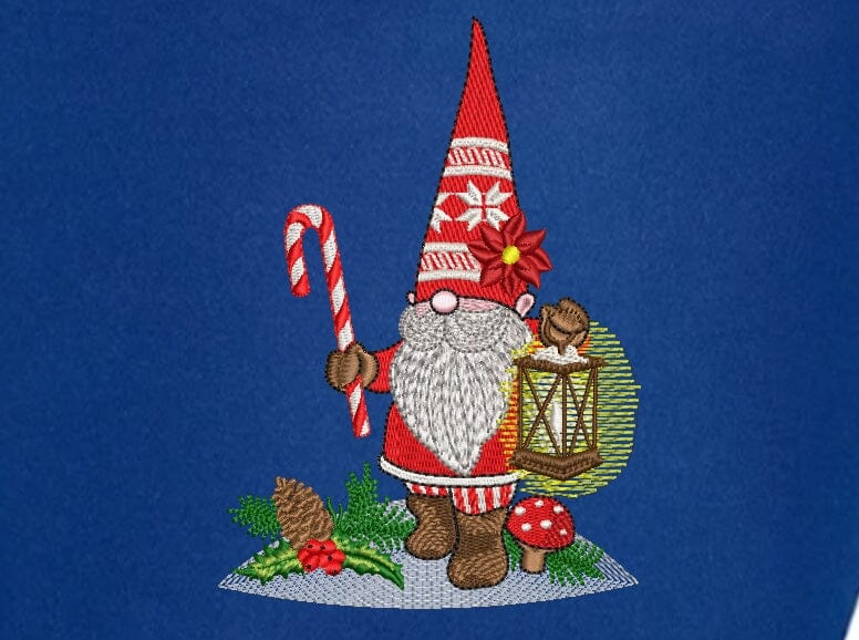 Christmas Gnome embroidery design, Winter gnome , 4 sizes, instant dow ...