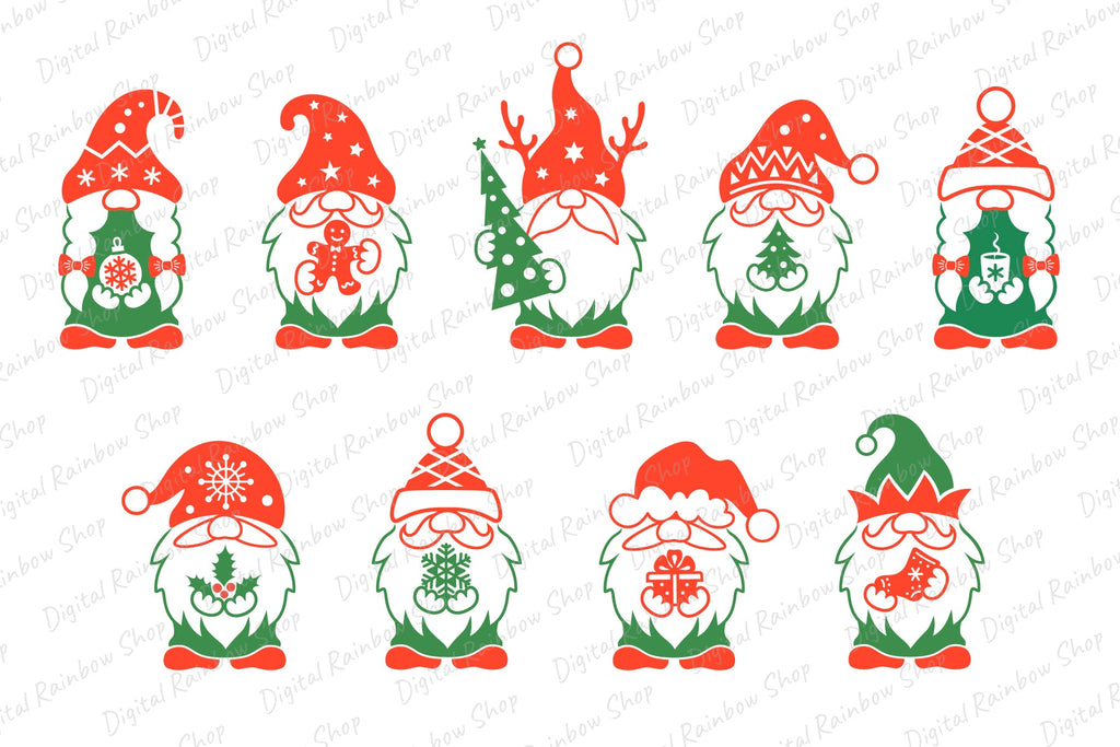 Christmas gnomes svg bundle, Gnome bundle, Gnome family svg - So Fontsy