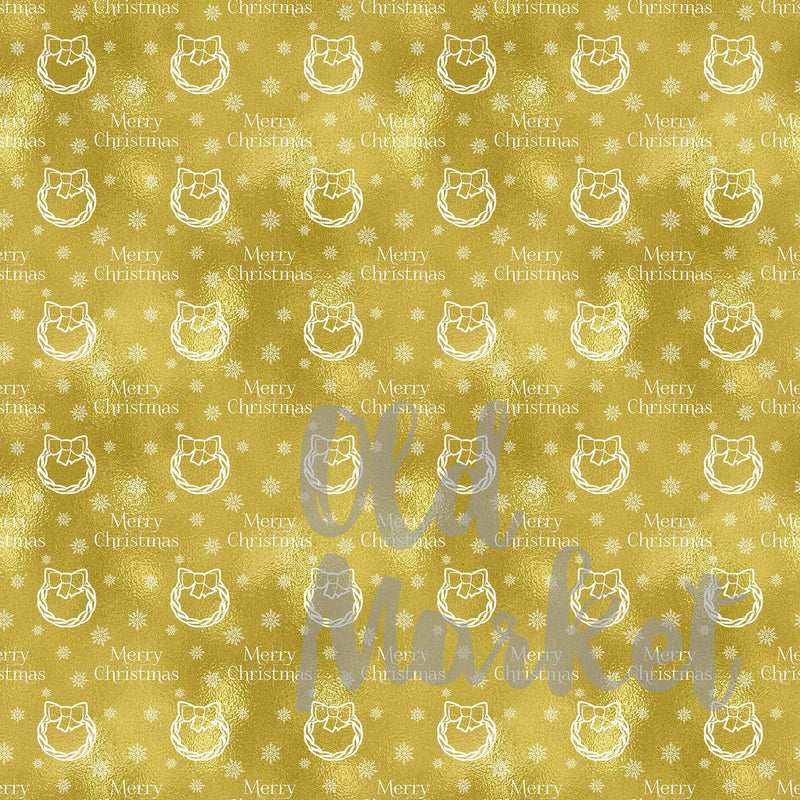 Christmas Gold Digital Papers - So Fontsy