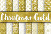 Christmas Gold Digital Papers - So Fontsy