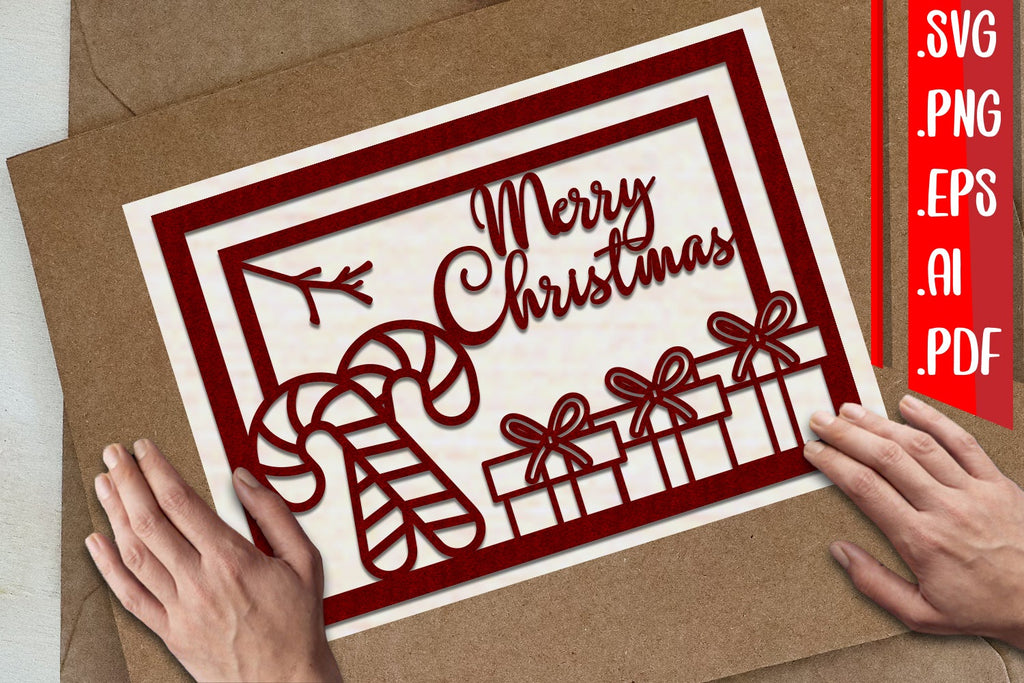 Christmas Greeting cards 8 svg eps ai png pdf - So Fontsy