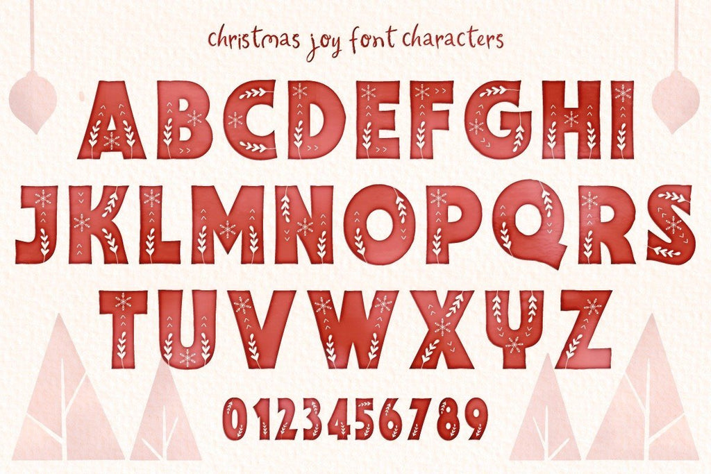 Christmas Joy font pack! - So Fontsy