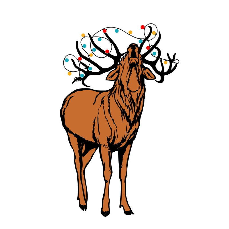 Christmas Light Reindeer PNG Download, Reindeer PNG, Christmas Reindeer ...