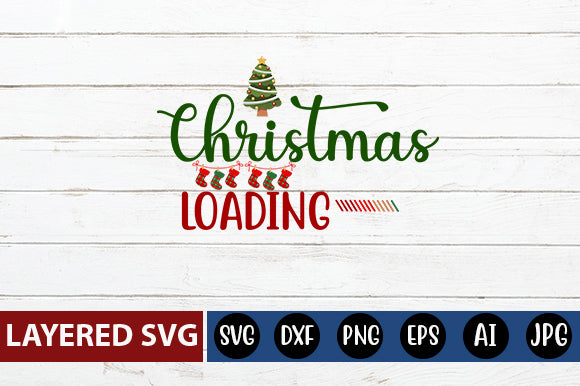 Christmas loading SVG cute file - So Fontsy