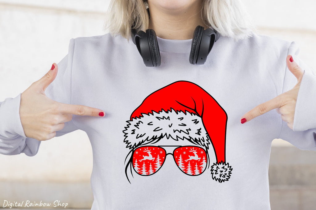 Christmas messy bun svg, Christmas mom life svg, Christmas - So Fontsy