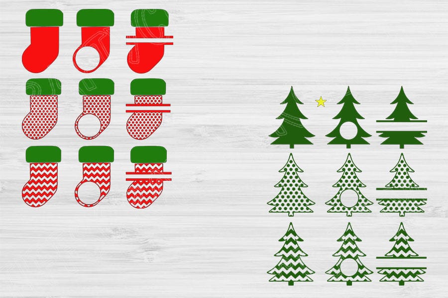 Christmas Monogram Svg, Christmas Svg Files For Cricut, Reindeer Svg ...