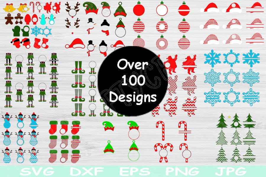 Christmas Monogram Svg, Christmas Svg Files For Cricut, Reindeer Svg ...