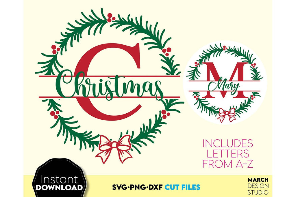 Monogram SVG, Split Monogram SVG, Monogram Letter SVG, Monogram ...