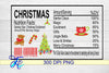 Christmas Nutrition Label - So Fontsy