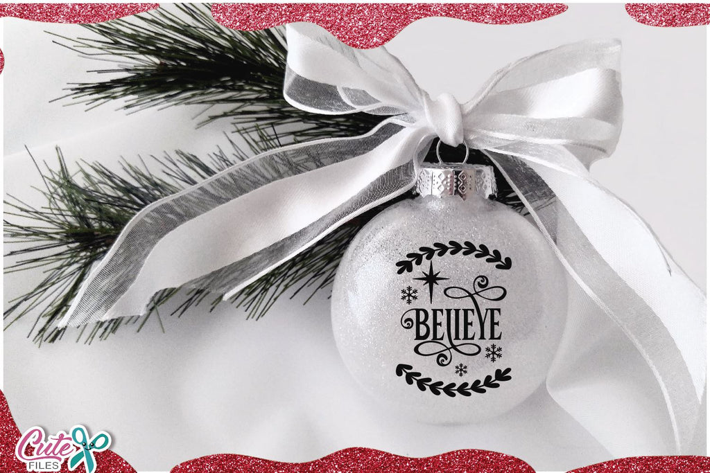Christmas Ornament svg cut file bundle - So Fontsy