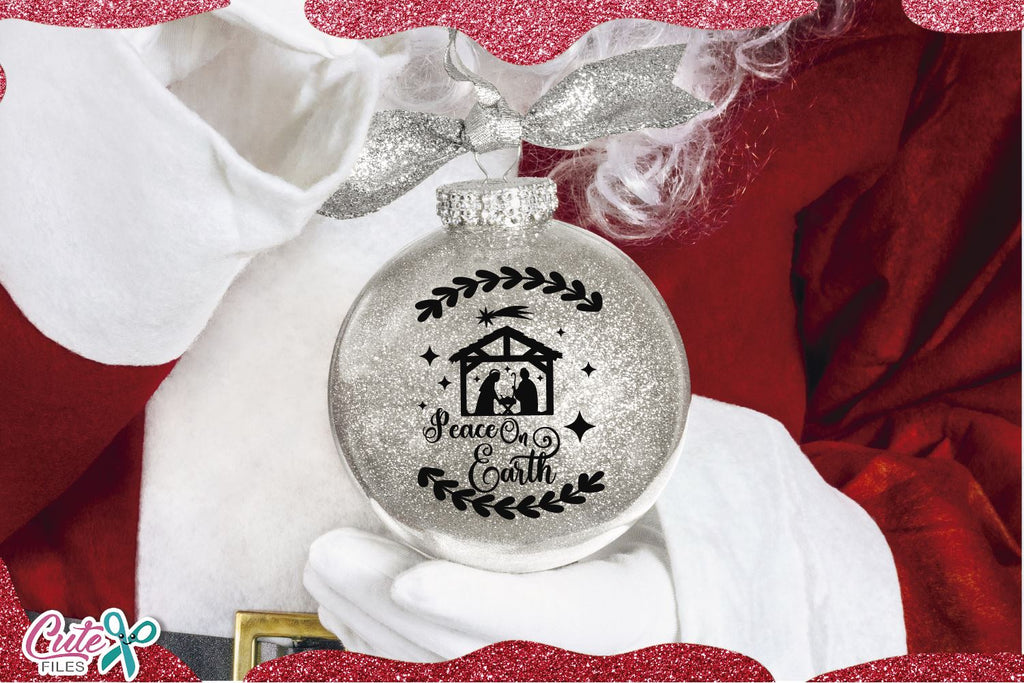 Christmas Ornament svg cut file bundle - So Fontsy