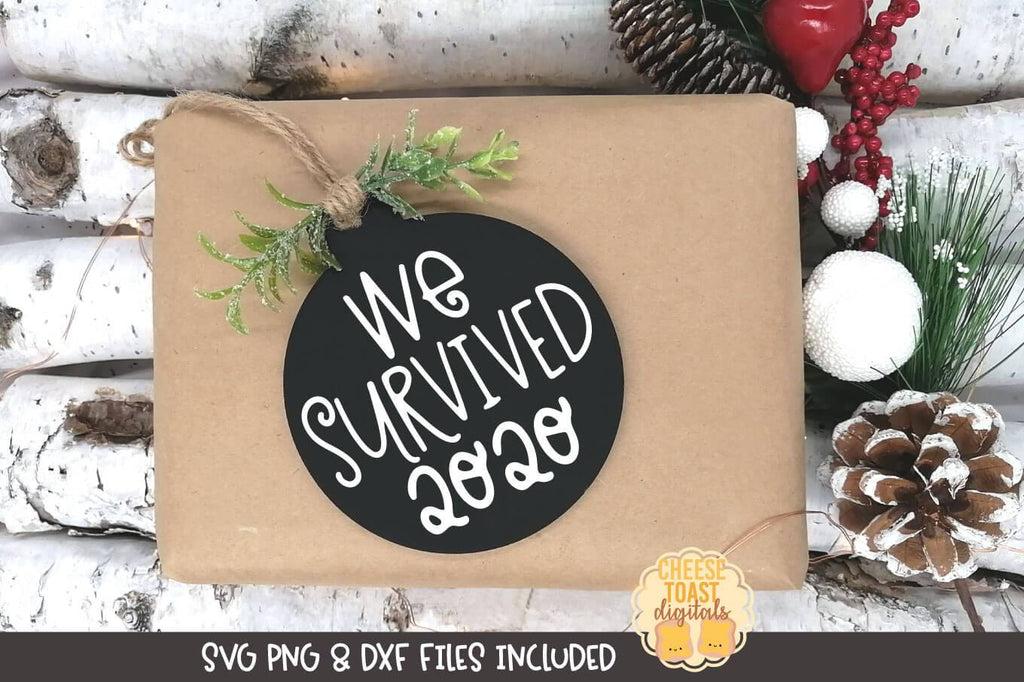 Christmas Ornament SVG | We Survived 2020 - So Fontsy
