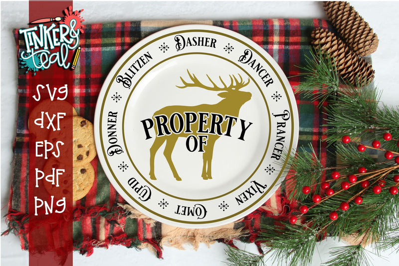 Christmas Plate SVG Bundle - So Fontsy