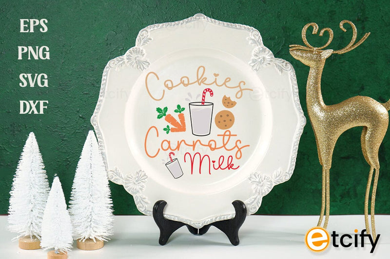 Christmas Plates SVG Bundle - So Fontsy