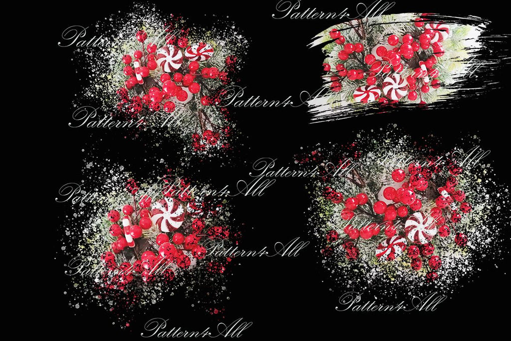Christmas PNG Patches, Distress Splash Sublimation Design,Distressed ...