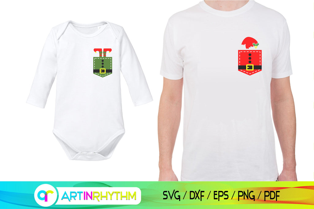 Christmas pocket svg bundle - So Fontsy