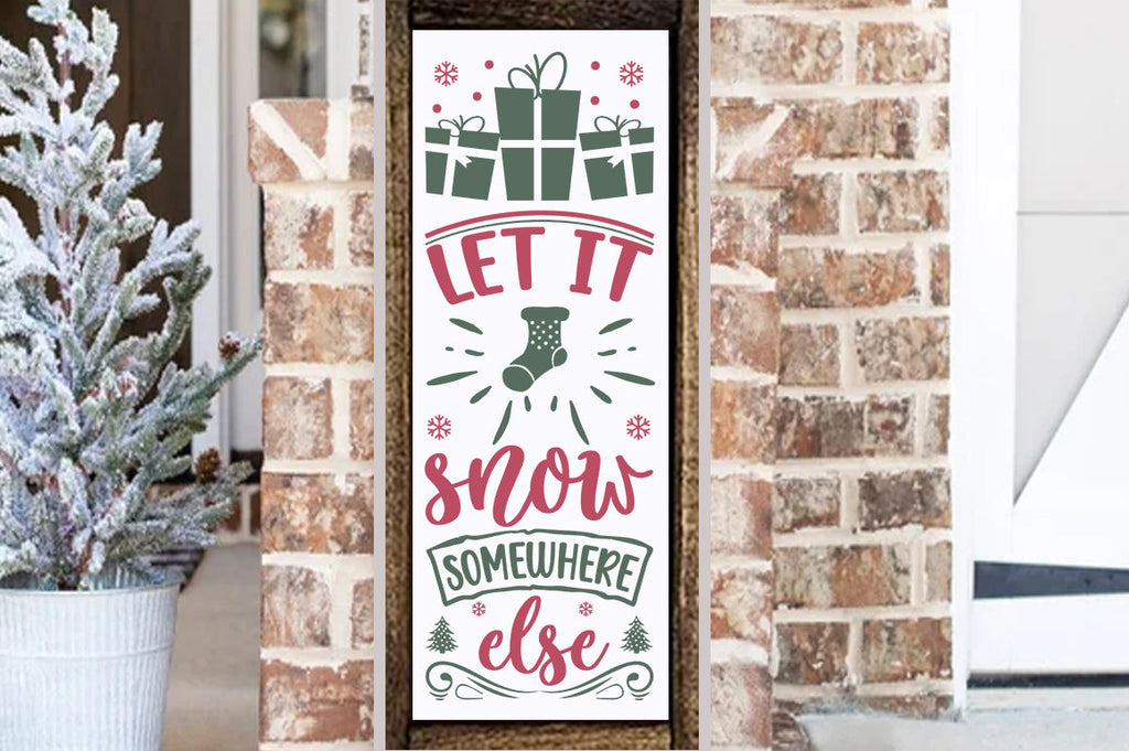 Christmas porch sign bundle - So Fontsy