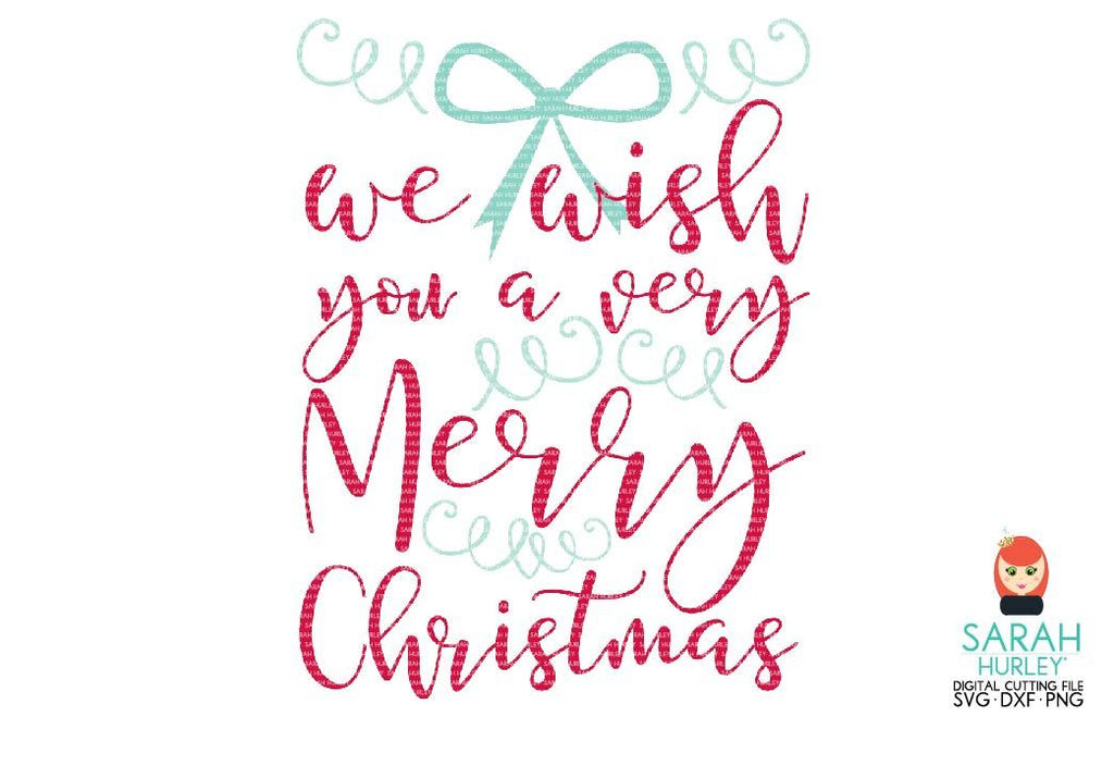 Christmas Present Word Art - So Fontsy