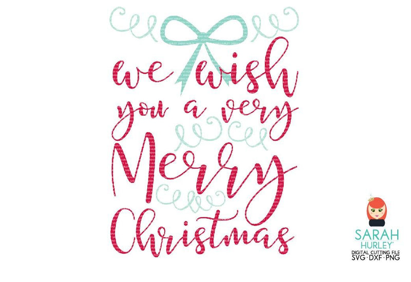 Christmas Present Word Art - So Fontsy