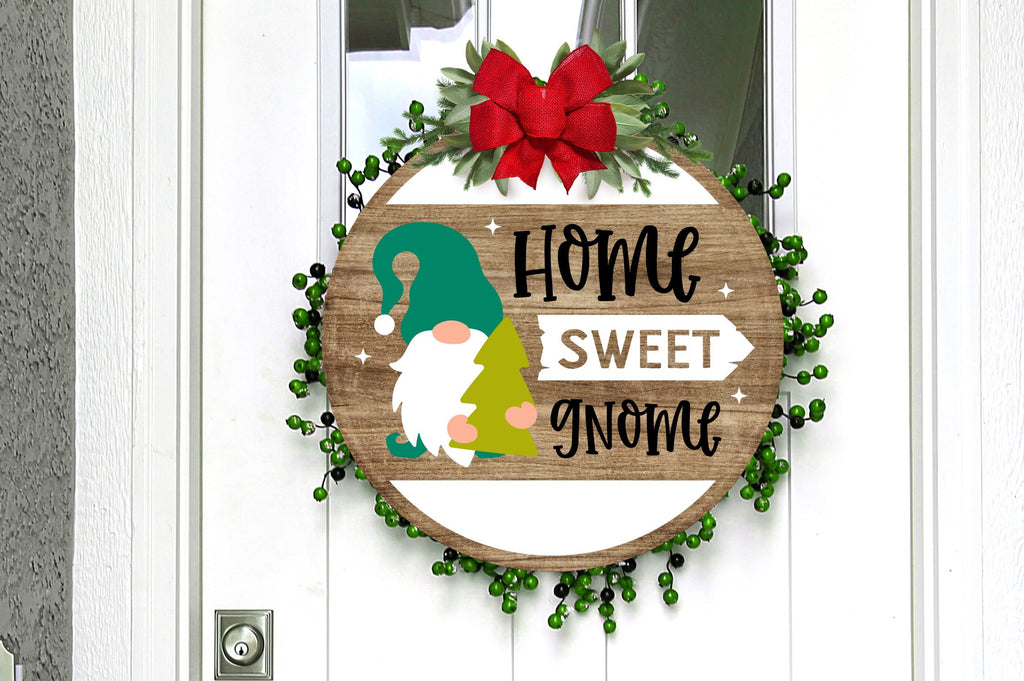 Christmas Round gnome Svg Bundle - So Fontsy