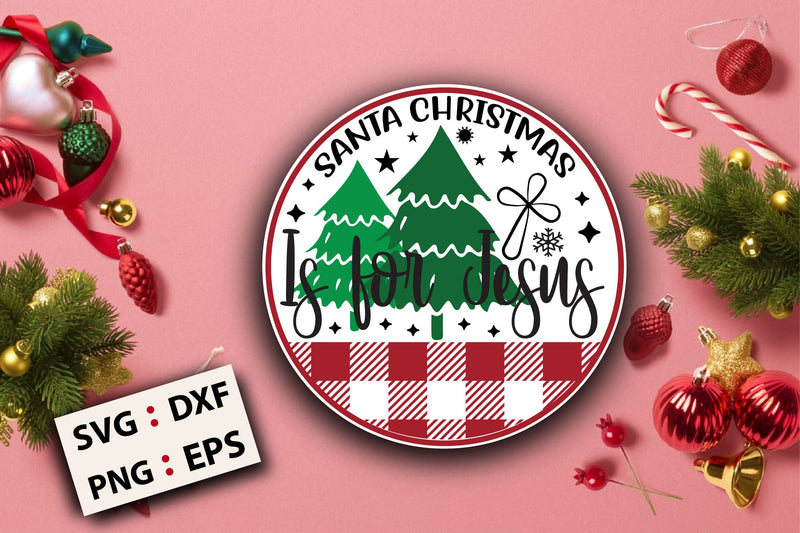 Christmas Round SVG Designs bundle - So Fontsy