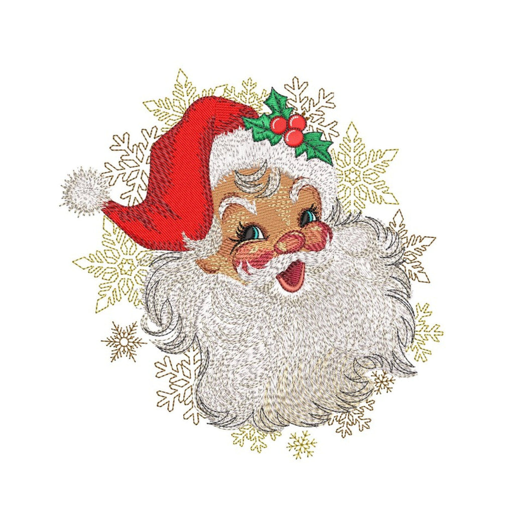 Christmas Santa Claus Embroidery Design, 3 sizes, Instant Download - So ...