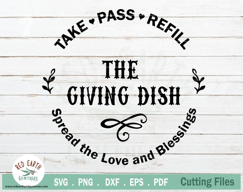 Christmas Sharing plate, Giving plate SVG,DXF,PNG,EPS,PDF - So Fontsy