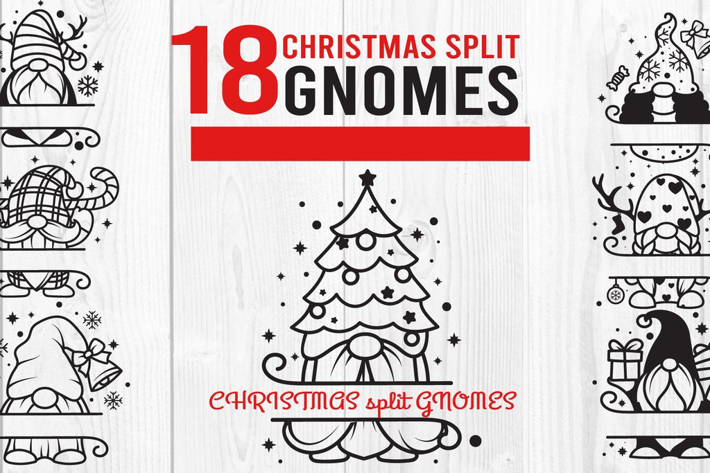 christmas split SVG PNG DXF EPS - So Fontsy