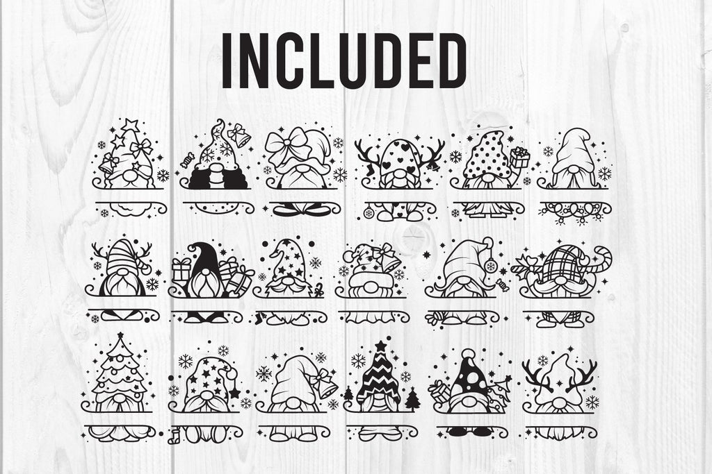 christmas split SVG PNG DXF EPS - So Fontsy