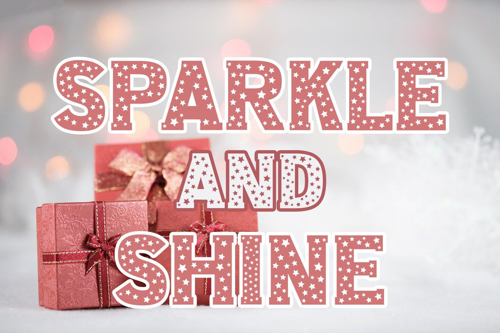 Christmas Stars Font - So Fontsy