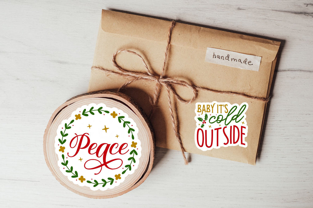 Christmas Stickers Sublimation Bundle - So Fontsy