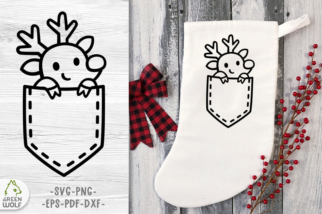 Christmas svg bundle Pocket svg Funny christmas t shirt svg Stocking ...