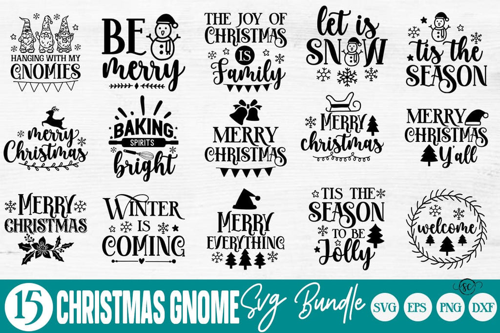 Christmas SVG Bundle - So Fontsy