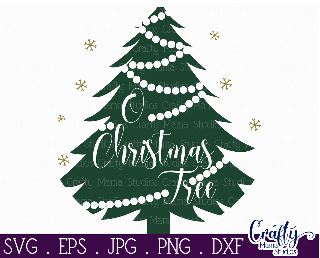 Christmas Svg, Christmas Round Sign, O Christmas Tree Svg - So Fontsy