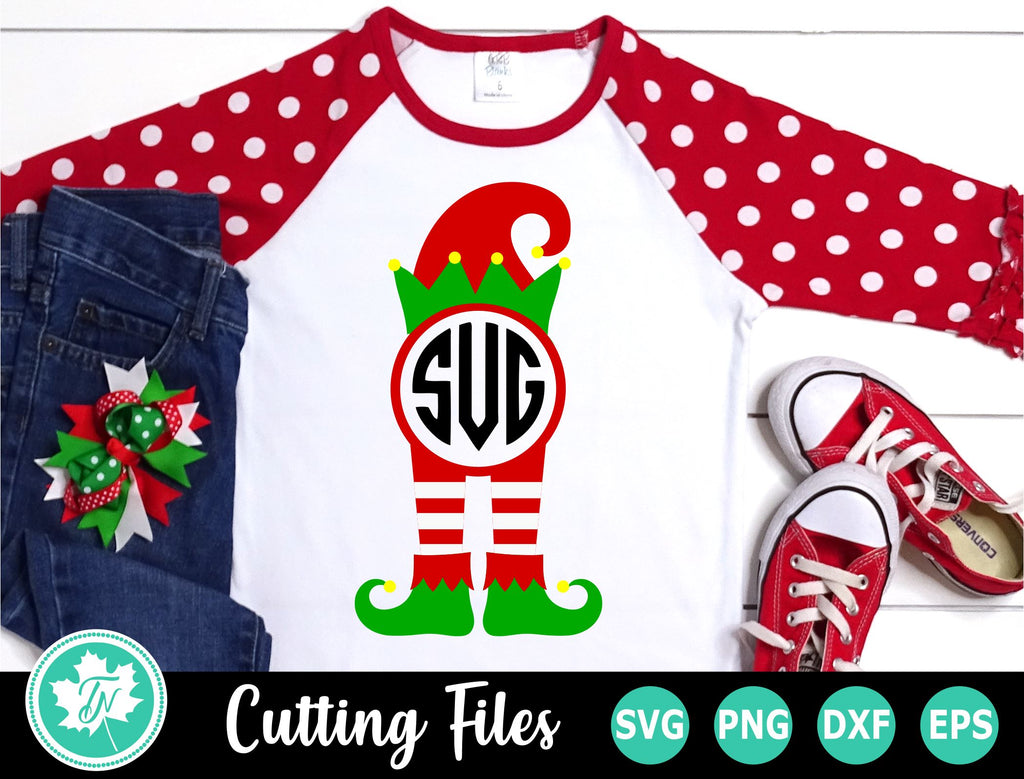 Christmas SVG | Elf Monogram - So Fontsy